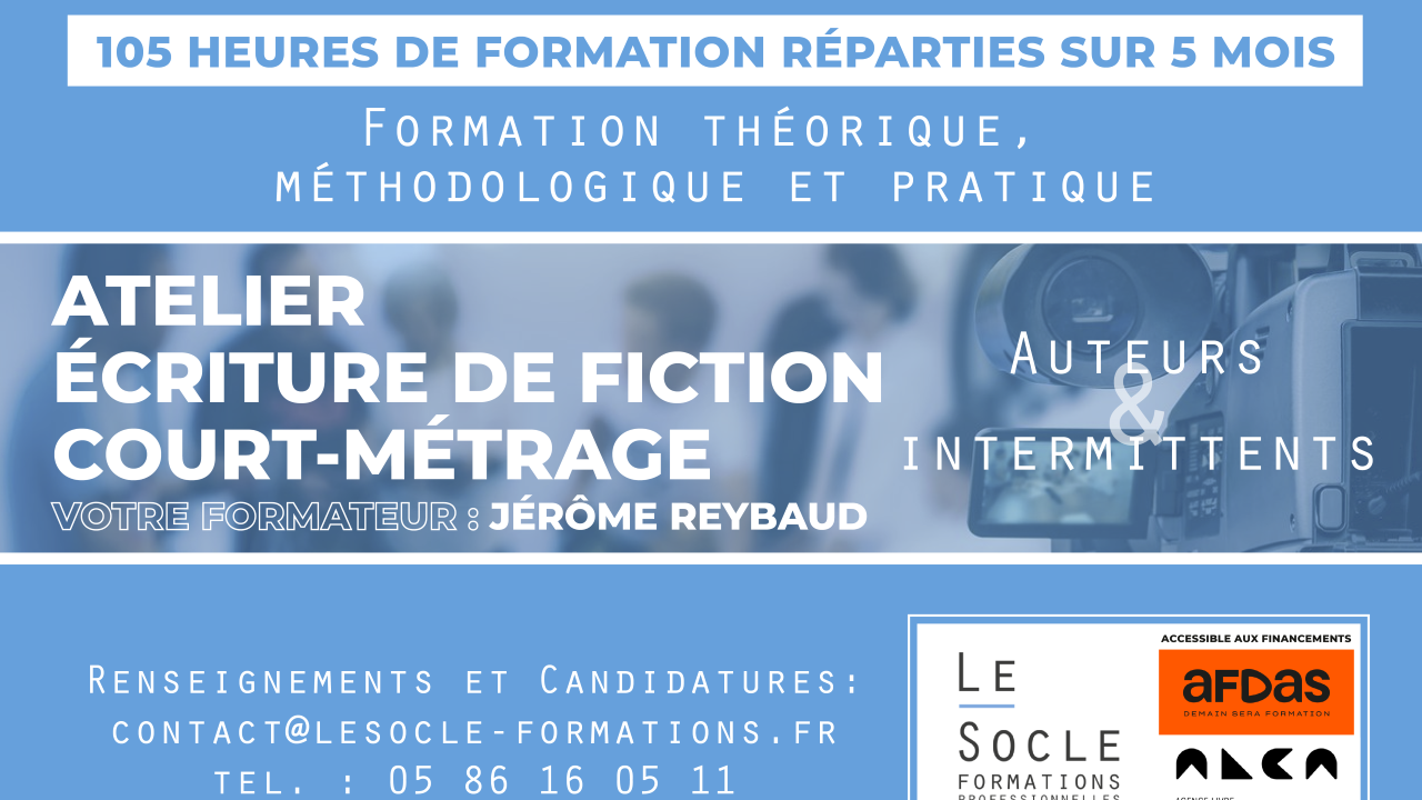 Atelier d'écriture/formation : le court métrage de fiction | ALCA ...